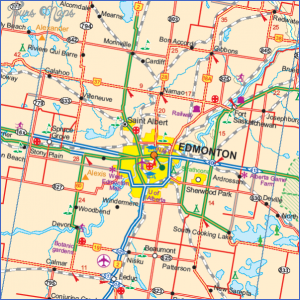 BARRHEAD Edmonton Map - ToursMaps.com