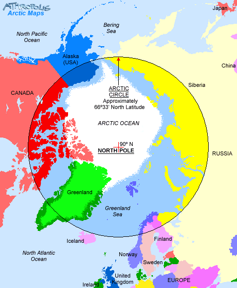 Map Arctic Circle ToursMaps
